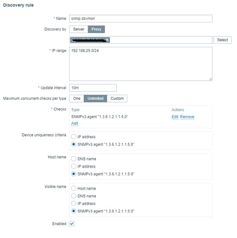 Snmpv3 Discovery Rule Not Detecting Devices Anymore Zabbix Forums