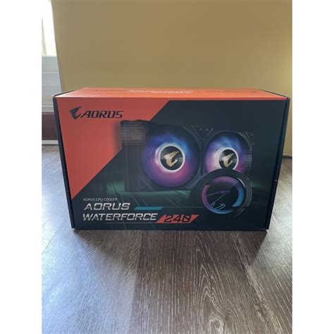 Aorus 技嘉 Waterforce 240 Argb燈光銘版一體式水冷散熱器 蝦皮購物