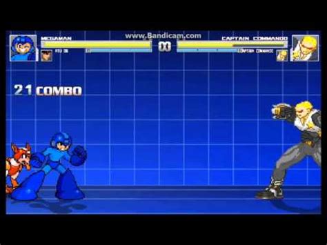 MVC Mugen Project MegaMan Demonstration YouTube