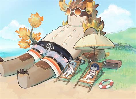 Shenhe Yelan And Azhdaha Genshin Impact Drawn By Xinzoruo Danbooru