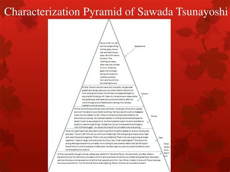 Ppt Characterization Pyramid Of Sawada Tsunayoshi Powerpoint