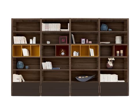 Open Bookcase With Drawers Preface Layout 4 By Gautier France