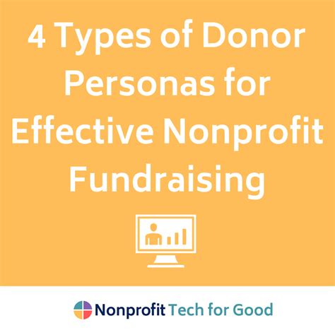4 Types Of Donor Personas For Effective Nonprofit Fundraising