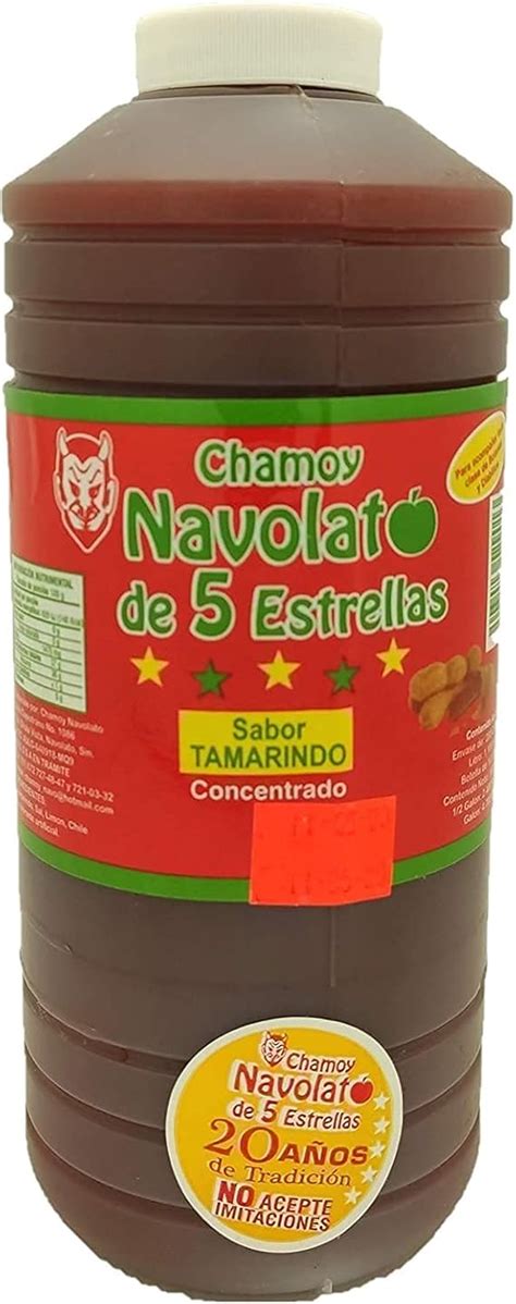 Salsa Chamoy Navolato De 5 Estrellas Sabor Tamarindo Concentrado