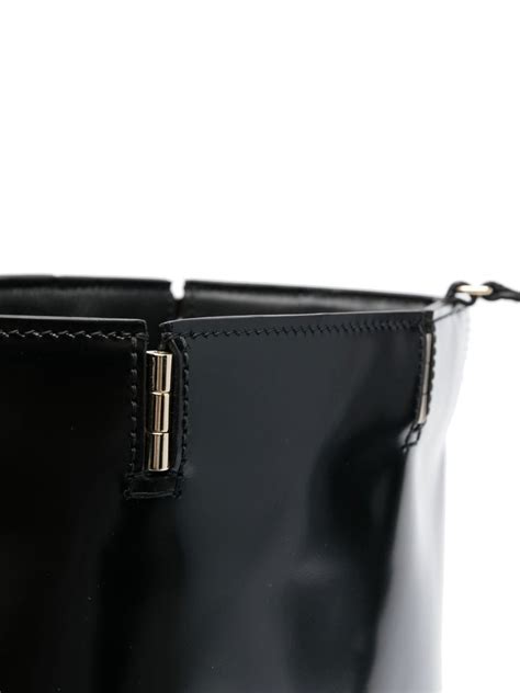 Peter Do High Shine Finish Bucket Bag In 黑色 Modesens