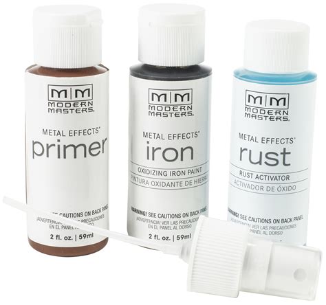 Testors Metal Effects Oxidizing Finish Kit Rust 275x525 In