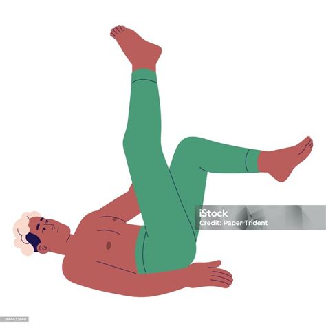 젊은 흑인 남자가 공중에 발을 매달고 있다 사람들이 떨어지고 넘어지고 거꾸로 미끄러집니다 바닥에 누워 있는 소년은 무중력