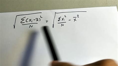 ที่มาของสูตรส่วนเบี่ยงเบนมาตรฐาน Youtube