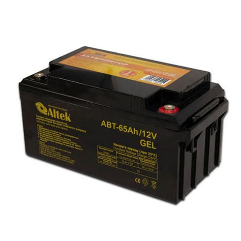 Аккумуляторная батарея 12V 65Ah GEL Altek для инвертора и ИБП, цена ...
