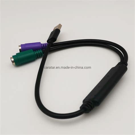 PS Keyboard Mouse To USB Converter Adapter USB To PS Keyboard And Mouse Splitter Adapter