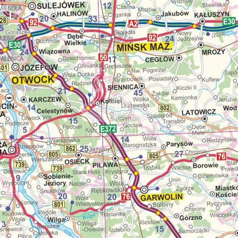 POLSKA MAPA SAMOCHODOWA MAGNETYCZNA ARTGLOB