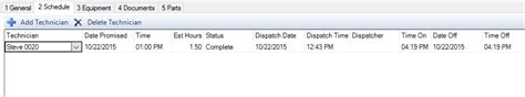 the dispatch screen overview desco help