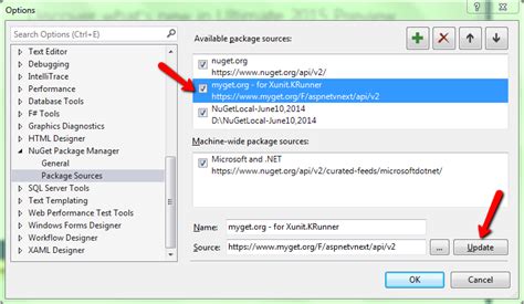 How Can I Run Xunit Unit Tests With Vs2015 Preview Stack Overflow