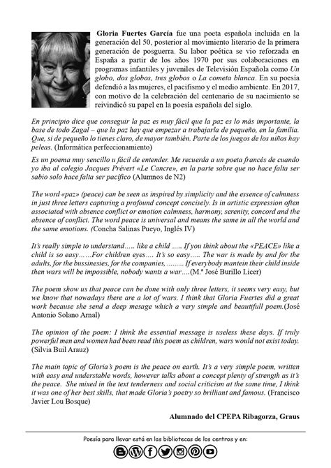 N º 7F Solo tres letras de Gloria Fuertes Poesía para llevar