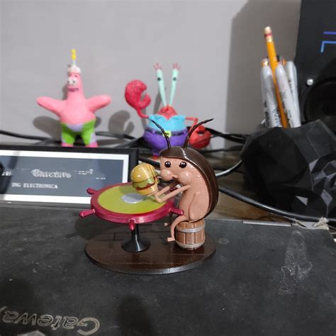 3d Printable Spongebob Squarepants Cockroach Meme・cults