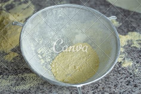 Iron Sieve With Flour Photos By Canva
