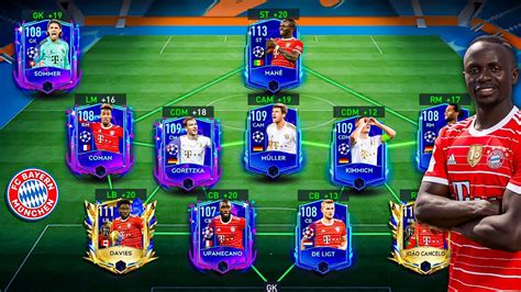 Bayern Munich Best Special Squad Builder Fifa Mobile 23 Youtube