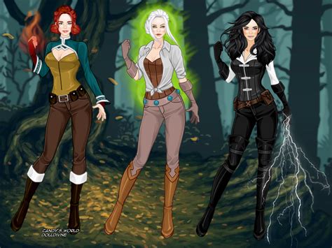 Witcher Triss Ciri And Yennefer By Jaz Merigold On Deviantart