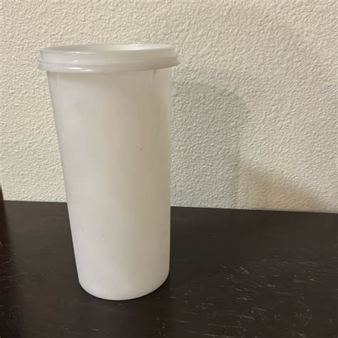 Tupperware Kitchen Tupperware Vintage Clear Cylinder Container See