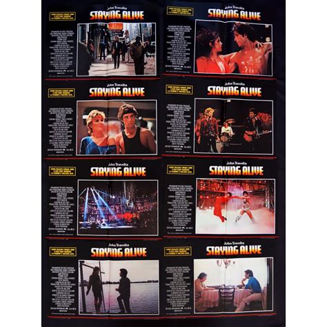 Fotobuste Staying Alive John Travolta Cynthia Rodhes Finola Hughes F62