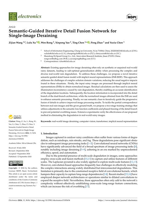 Pdf Semantic Guided Iterative Detail Fusion Network For Single Image