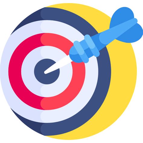 Dart Board Detailed Flat Circular Flat Icon