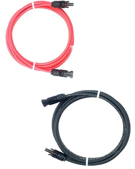 Pair Of Solar Panel Extension Cables SanTan Solar