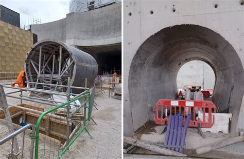 Silvertown Tunnel Connections Between Approaches And Main Tunnel