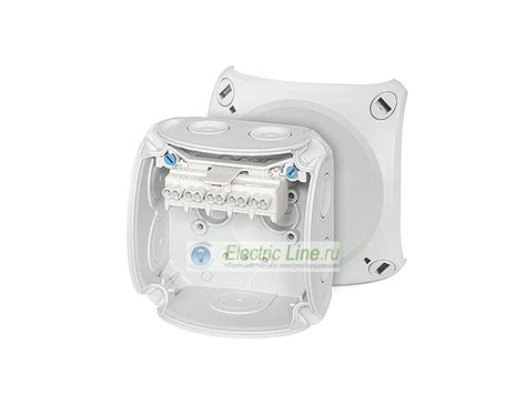 DK0404G Коробка ответвительная с клеммником, влагозащищенная IP66, с ...