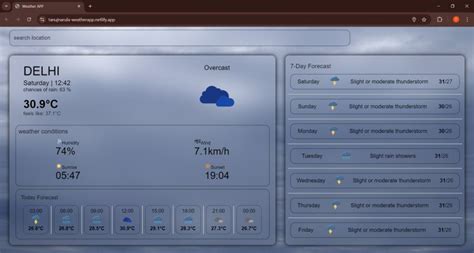 Tanuj Narula On Linkedin Webdev Weatherapp Javascript