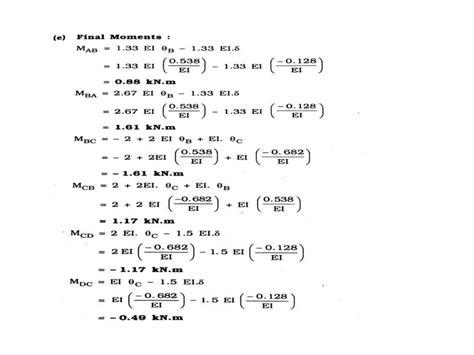 Analysis Of Frames Using Slope Deflection Method Pptx