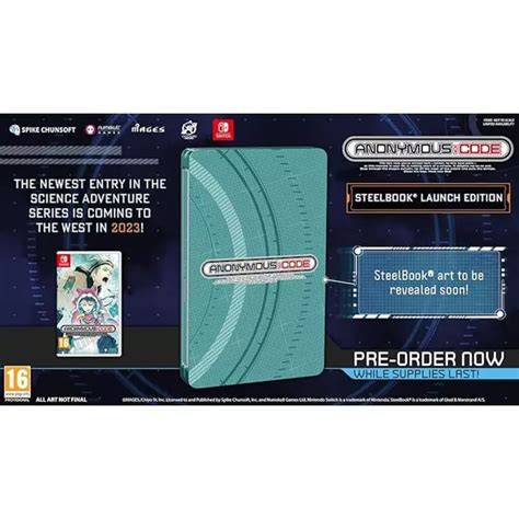 Anonymouscode Steelbook Edition Switch Vpd Pelikauppa