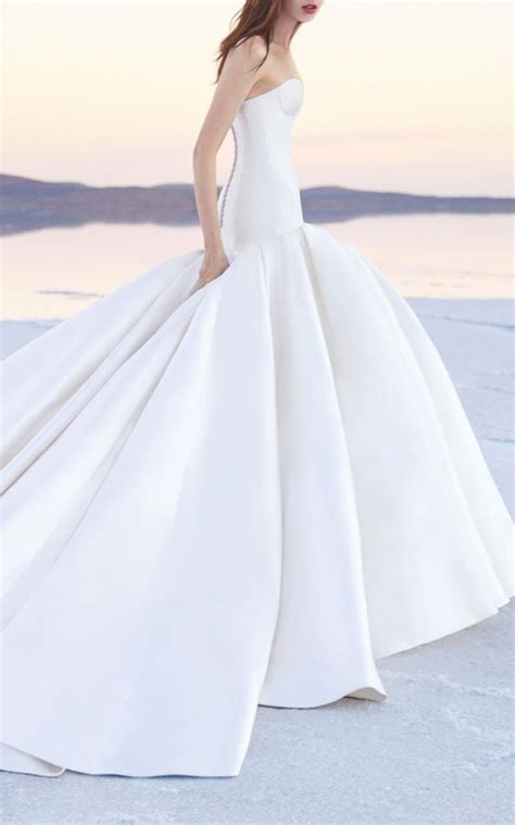 Alex Perry Bride Christy Strapless Long Line Corset Gown Wedding