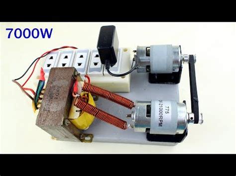Free Energy Generator Copper Coil Magnet W Dc Motor Electric Energy