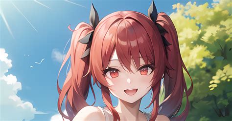 Aiart Tanktop White Redのイラスト Pixiv