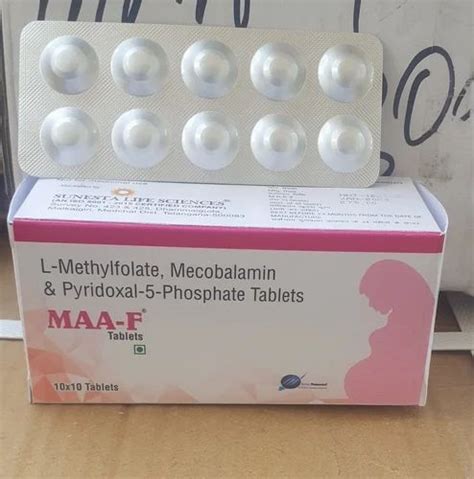 Maa F Tab L Methylfolate Mecobalamine And Pyridoxal 5 Phosphate Tablete