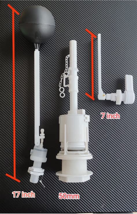 0034 50MM Full Set Toilet Water Tank Valve Toilet Water Tank Flush Inlet Valve Easy To Install