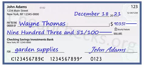 How To Write A Check For 903 Dollars Cheap Checks