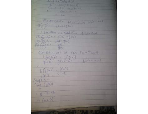 SOLUTION Maths Functions Studypool