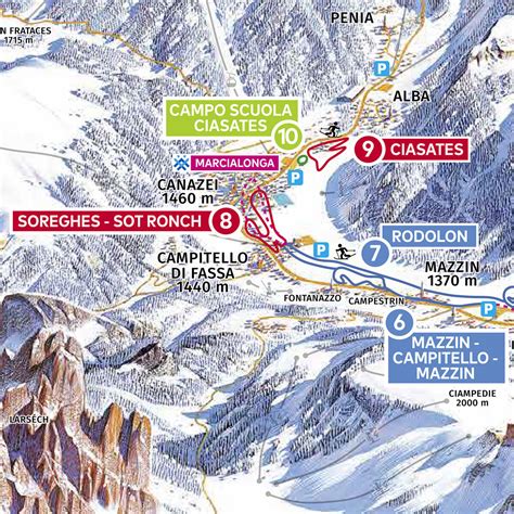 Bergfex Trail Map Canazei Val Di Fassa Cross Country Skiing Canazei