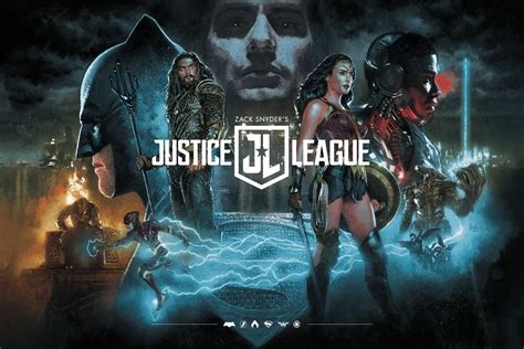 Zack Snyders Justice League By Hugh Fleming Poster Pirate
