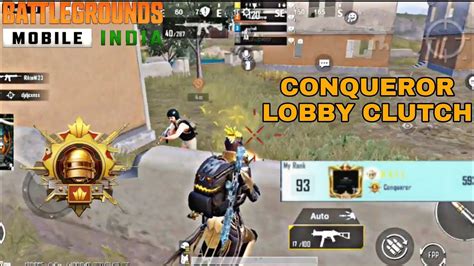 Conqueror Lobby Clutch C2s5 Squad Rankpush 5 Fingers Gyroscope