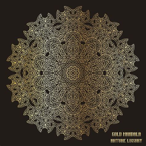 Premium Vector Gold Mandala