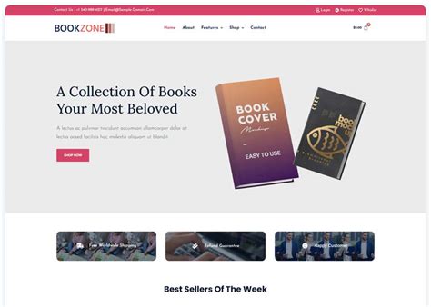 Book Reviews Website Templates And Themes Download