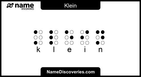 Klein Name Meaning And Origin