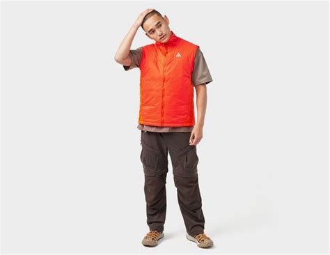 Orange Nike Acg Rope De Dope Adv Therma Fit Vest Size