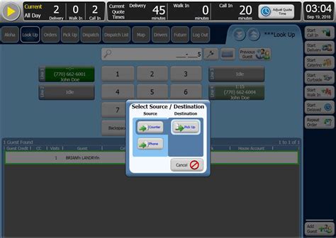 Aloha Takeout Using Source And Destination Ncr Docs