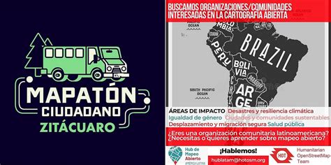 Participatory Mapping In Openstreetmap And Open Data For Humanitarian Action In Latam By