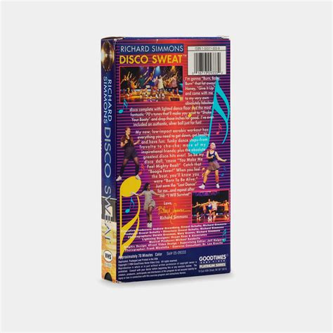 Richard Simmons Disco Sweat Vhs Tape