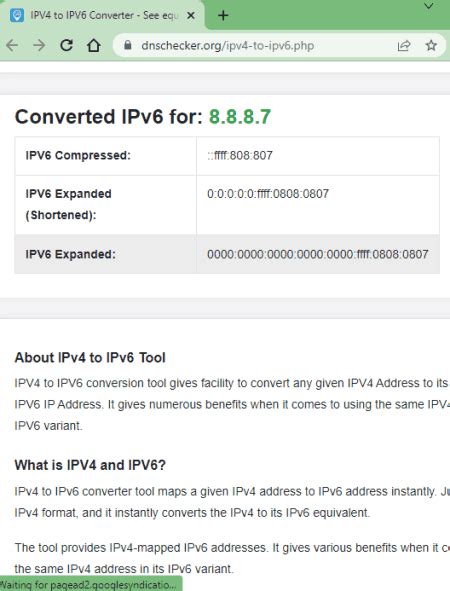 7 Best Free IPv4 To IPv6 Converter Online